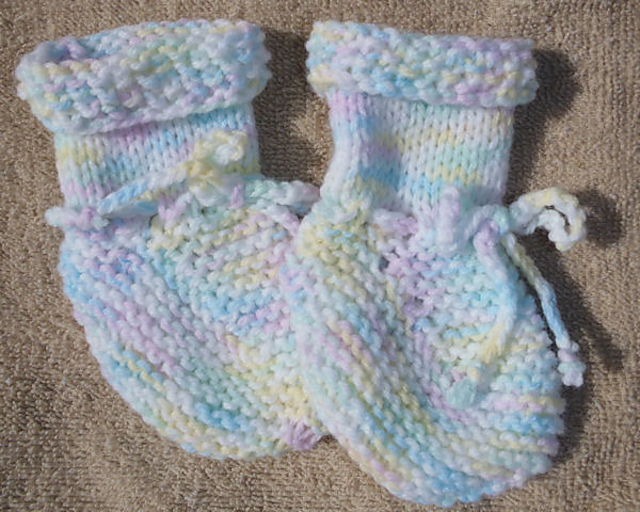 Ravelry: Sweet Matinee Set: Booties pattern by Patons