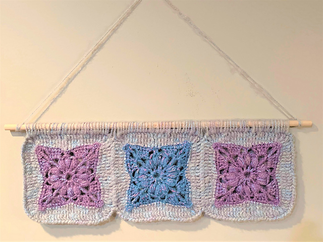Ravelry: French Square Wall Hanging pattern by Paula Dworatzek