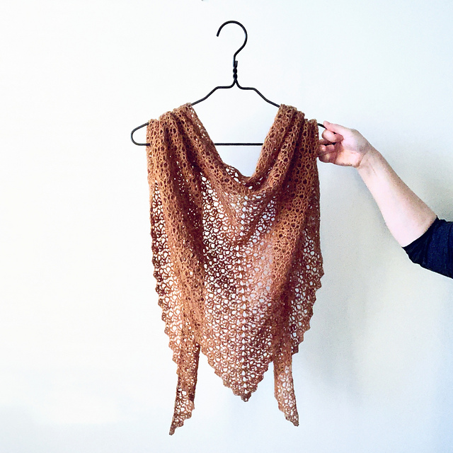 Ravelry: Rusty Roses Shawl pattern by Cozysrows