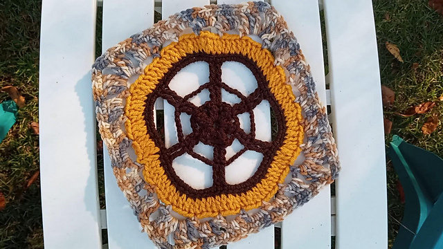 Ravelry: Wagon Wheel Granny #1 pattern by Cozyy Joe