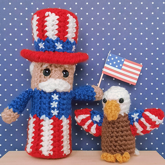 Ravelry: Uncle Sam and Eagle pattern by Cherie Marie Leck