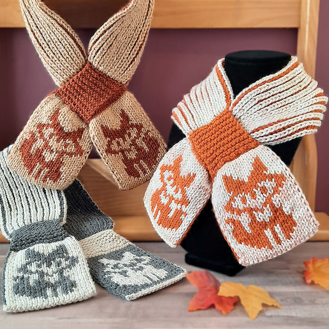 Ravelry: Fox Ascot pattern by Cherie Marie Leck