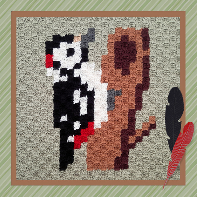 Ravelry: Bird Corner Woodpecker pattern by Cherie Marie Leck