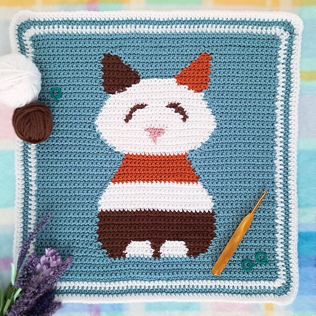 Ravelry: Happy Cats Square 3 pattern by Cherie Marie Leck