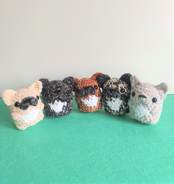 Ravelry: Frenchie Buddies pattern by Joana Rosa