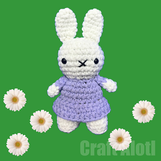 Ravelry: Miffy Bunny Plushie pattern by Pip Woodley