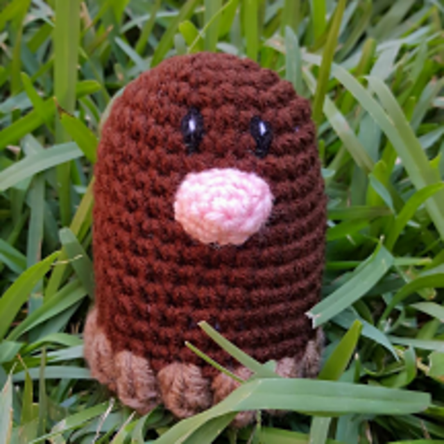 Ravelry: Diglett Pokemon (Original) pattern by Nichole Duncan