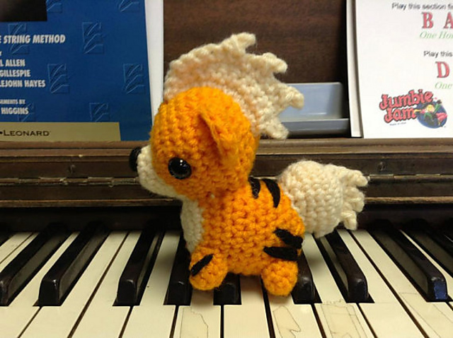 Ravelry: Growlithe Pokemon pattern by Christie Kerr