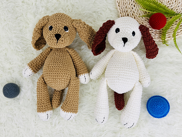 Ravelry: Cute Crochet Dog pattern by CraftedJeanne