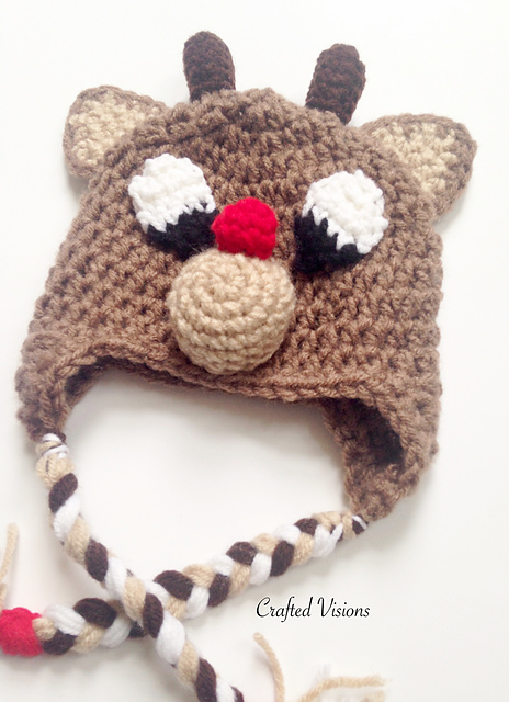 Ravelry: Rudolph Hat pattern by Corey Janssen