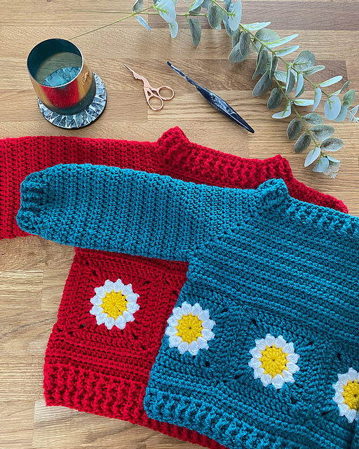 Ravelry: Daisy loop children's jumper pattern by Catherine Neil