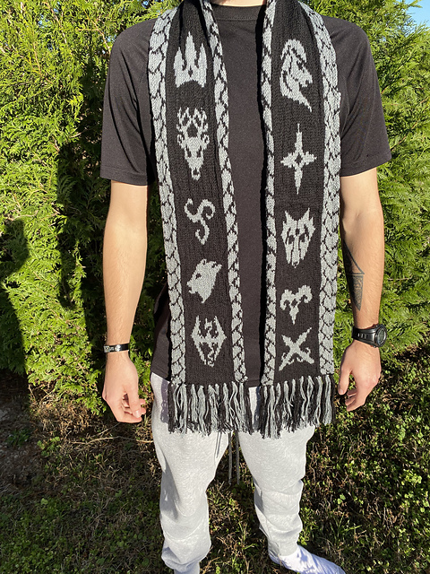 Ravelry: Skyrim Scarf pattern by Megan