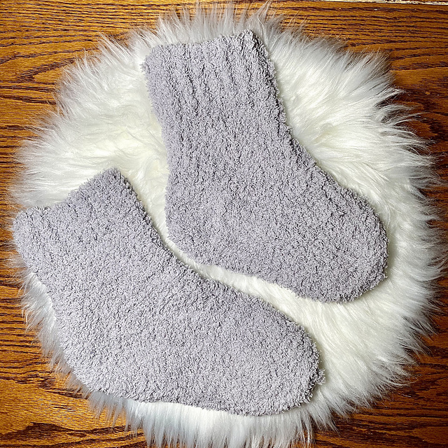 Ravelry: Fuzzy Socks pattern by Megan Garland