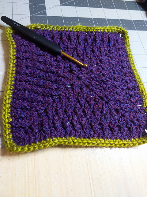 Ravelry: Alpine Stitch Square (circular) pattern by Crafters-Corner ...