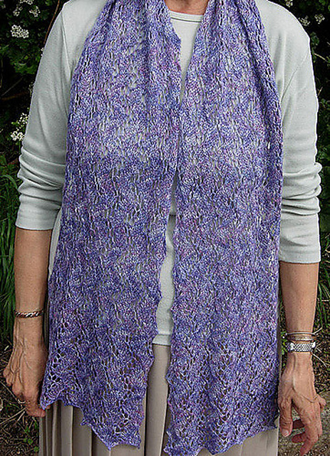Ravelry: Swirls of Lace Scarf pattern by Knitting Pixie
