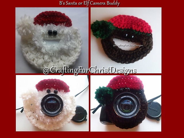 Ravelry: B's Santa or Elf Camera Buddy pattern by Crafting ForChrist ...