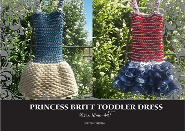 Ravelry: Princess Britt Toddler Dress pattern by Kate Wagstaff