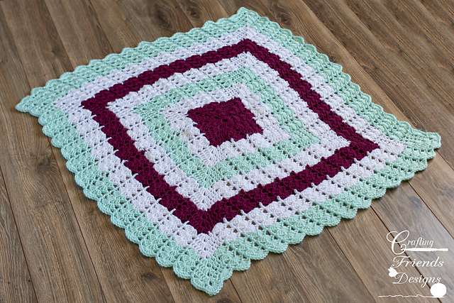 Ravelry: Shell Brook Square Afghan pattern by Kate Wagstaff