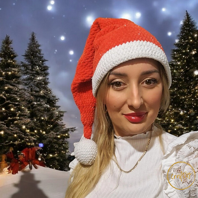 Ravelry: Santa's hat pattern by Monika Tadewicz