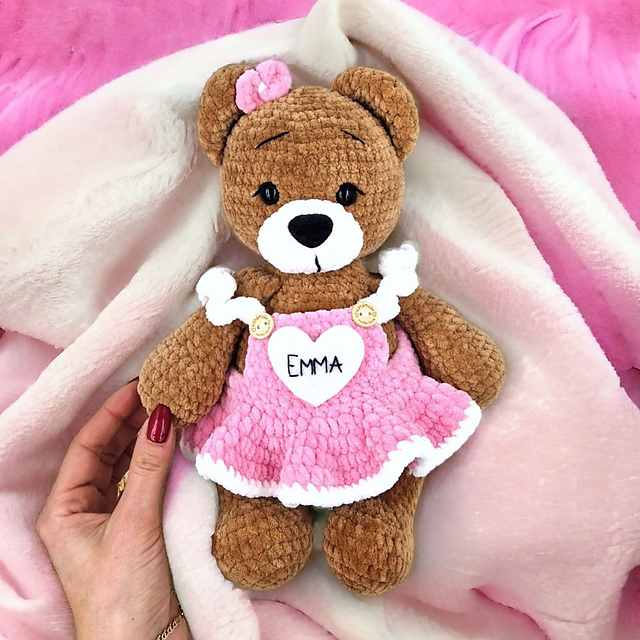 Ravelry: TEDDY BEAR EMMA pattern by Monika Tadewicz