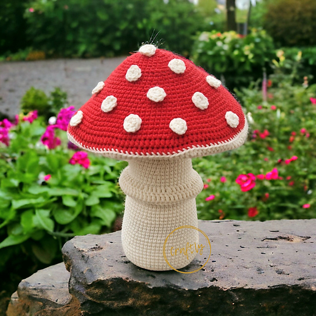 Ravelry: Toadstool mushroom pattern by Monika Tadewicz