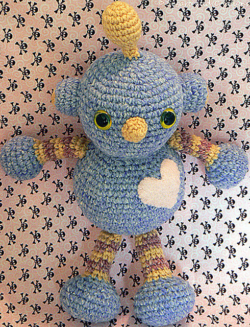 Ravelry: 8 Robot pattern by Uzunotsuke