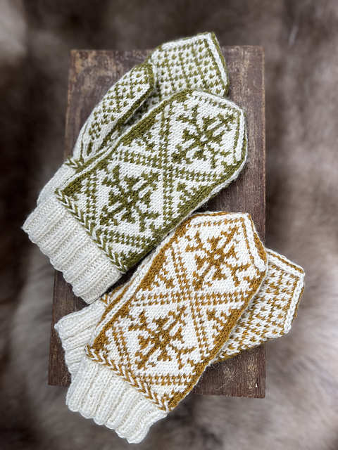 Ravelry: Yrsa mitten pattern by Malin Lind