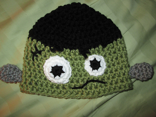 Ravelry: Frank E. Stein Hat pattern by CraftyChickCrochet