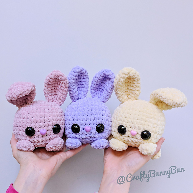 Ravelry: Cube Bunny Rabbit pattern by Crafty Bunny Bun