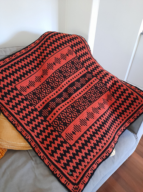 Ravelry: Jester Throw pattern by Colleen Barns