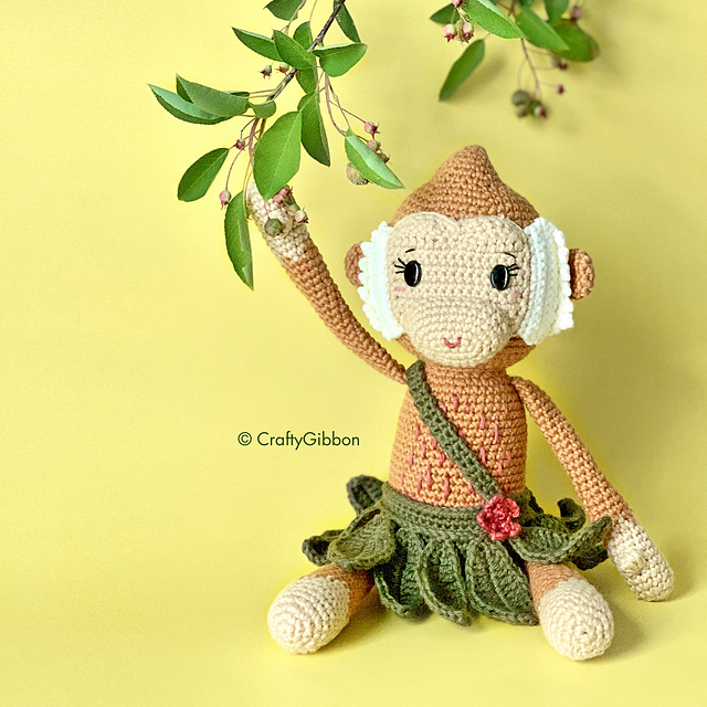 Ravelry: Nava the Gibbon pattern by CraftyGibbon