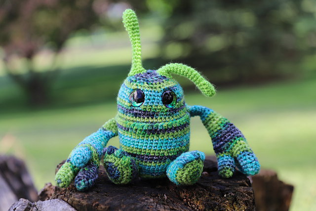 Ravelry: Cylinder Monster with Deep Underbite and No Legs pattern by ...