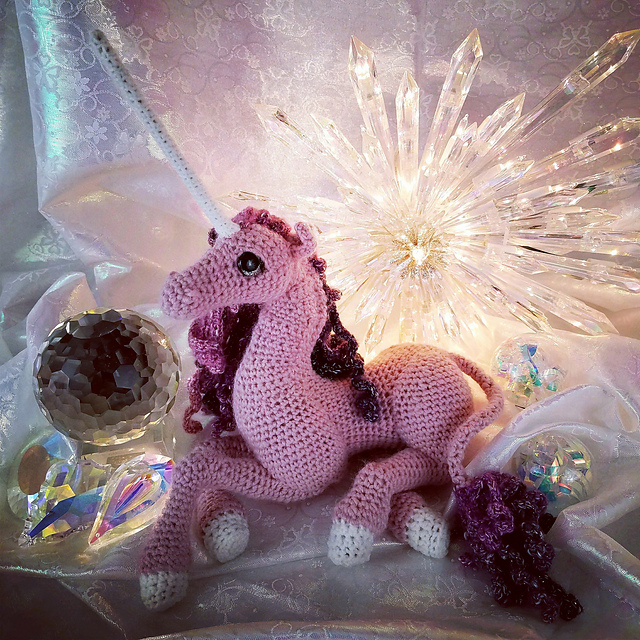 Ravelry: Laying Down Unicorn pattern by Megan Lapp