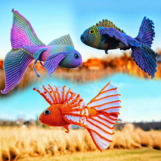 Ravelry: Fancy Fish Set 1 pattern by Megan Lapp