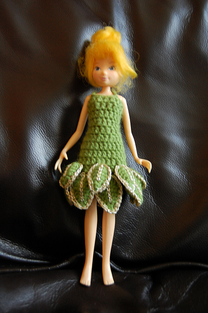 Ravelry: Tinker Bell glam leaf dress pattern by Crafty Mama Sanchez
