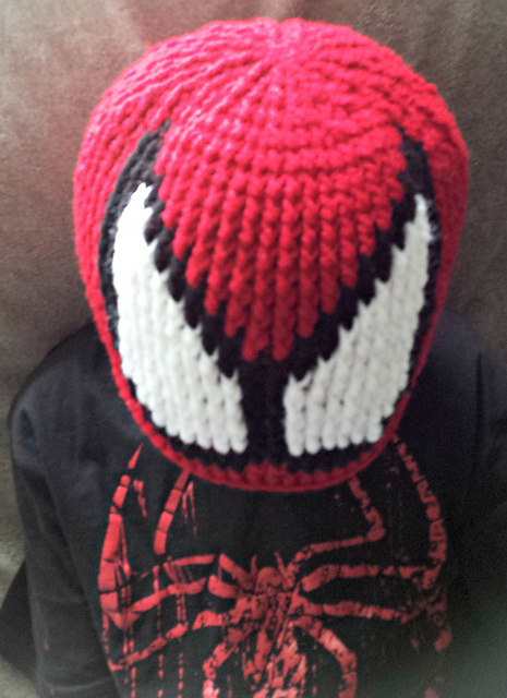 Ravelry: Spider Man Graph Hat pattern by Jessica czech
