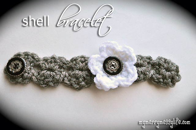 Ravelry: Crochet Shell Bracelet pattern by Sara McFall