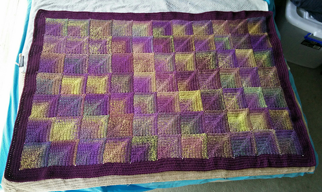 Ravelry: Crochet Mitre Square Blanket pattern by Mother bunch