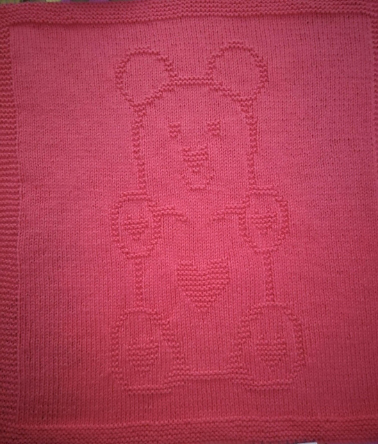 Ravelry: Freddy the teddy bear blanket pattern by Sammy Bristow