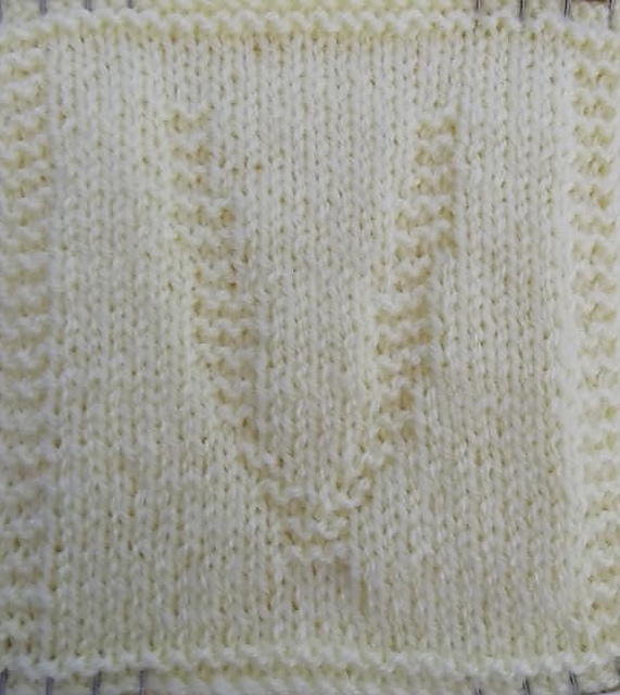 Ravelry: Alphabet square letter V pattern by Sammy Bristow