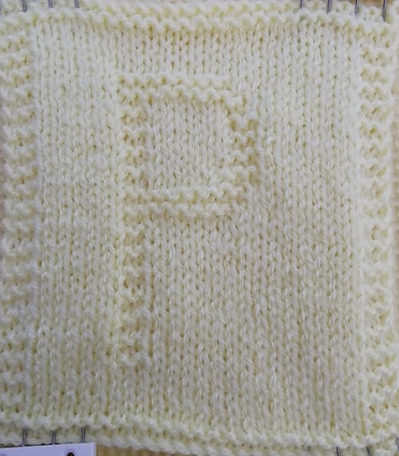 Ravelry: Alphabet square letter P pattern by Sammy Bristow