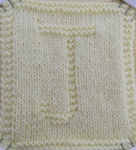 Ravelry: Alphabet square letter J pattern by Sammy Bristow