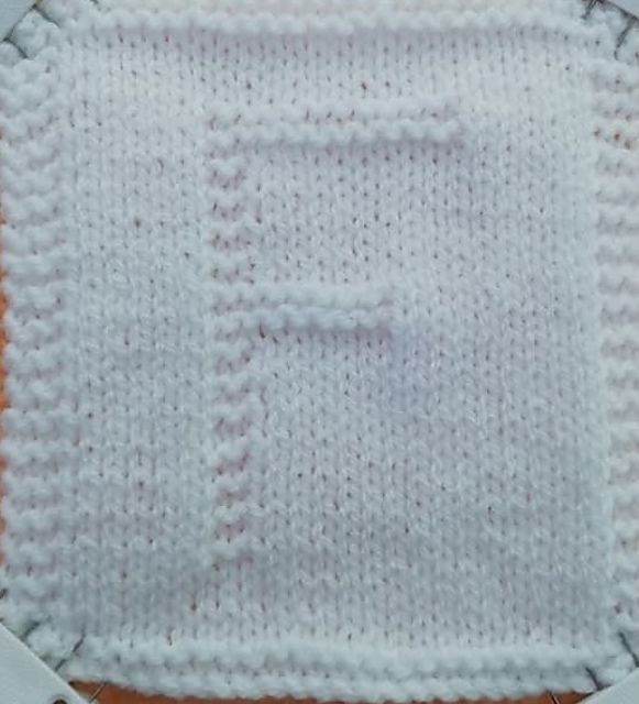 Ravelry: Alphabet square letter F pattern by Sammy Bristow