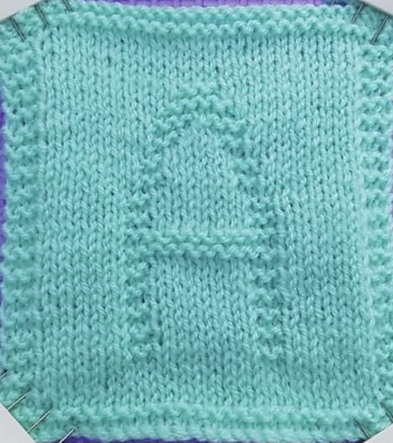 Ravelry: Alphabet square letter A pattern by Sammy Bristow