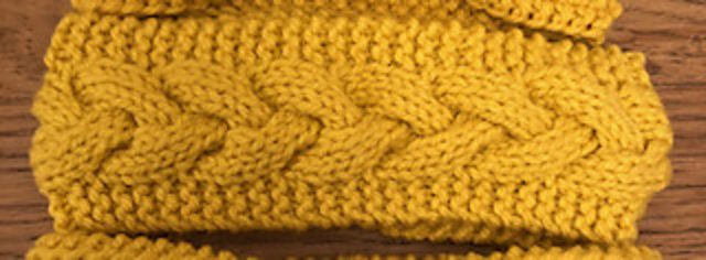Ravelry: Cable ear warmer pattern by Sammy Bristow