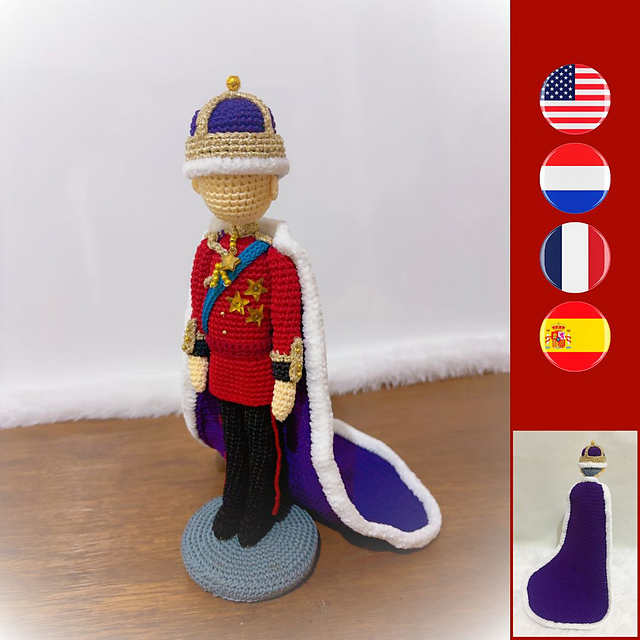 Ravelry: King Charles III pattern by Sofie Versluys