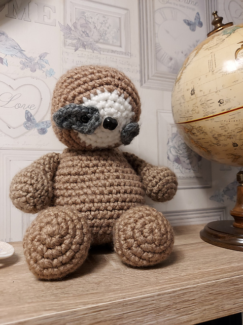 Ravelry: Sebastian the Sloth (solid leg version) pattern by Melissa ...