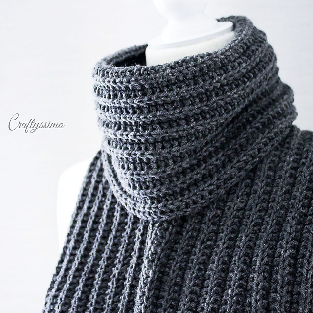 Ravelry: 2 sizes Cartridge Belt Rib Scarf | Flat Knitting pattern by ...