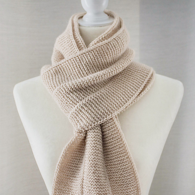 Ravelry: 2 sizes Reversible Garter Slip Stitch Scarf pattern by Tatiana ...