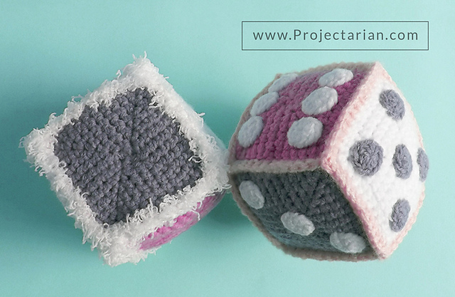 Ravelry: Dice Cubes pattern by Projectarian